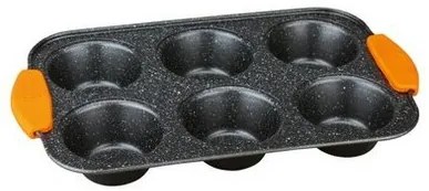 Berlinger Haus Forma na 6 muffinů Granit Diamond Line 28,5 x 17,7 x 3 cm