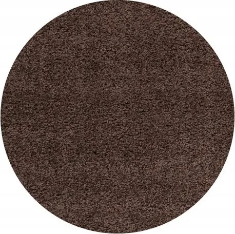 160x160 (průměr) kruh Kusový koberec Life Shaggy 1500 brown kruh