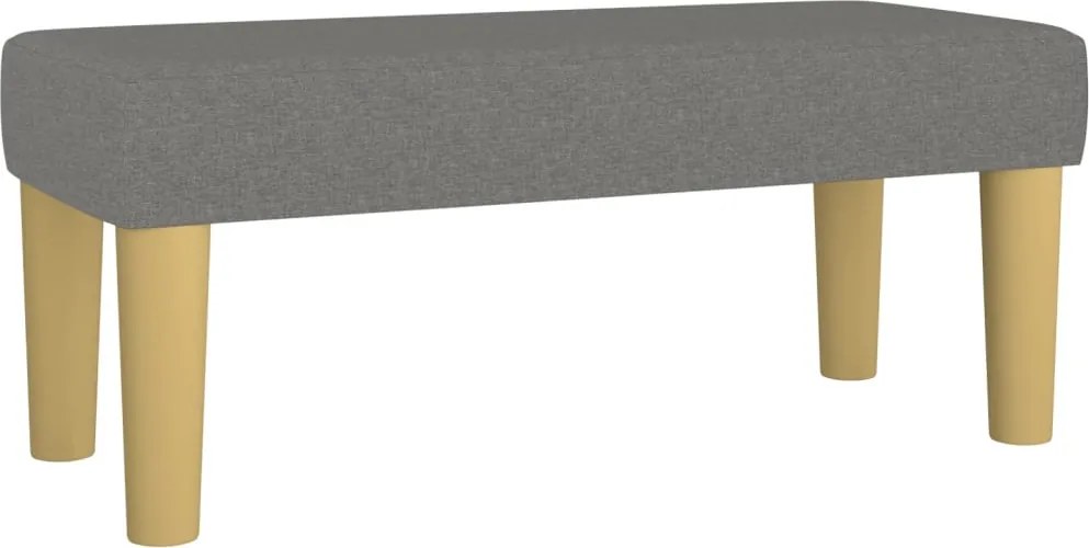 Box spring postel s matrací tmavě šedá 120x200 cm textil 3137462