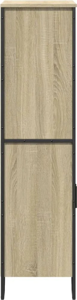 Highboard dub sonoma 79,5 x 35,5 x 137,5 cm kompozitní dřevo 3295308