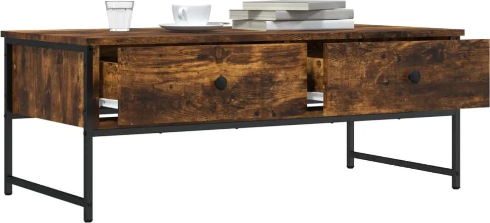 vidaXL Konferenční stolek 101 x 49 x 39,5 cm kompozitní dřevo [837739] Barva: šedá sonoma