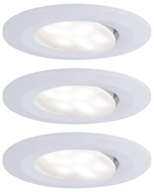 Vestavné svítidlo LED Calla kruhové 3x6,5W bílá mat výklopné 999.31 - PAULMANN