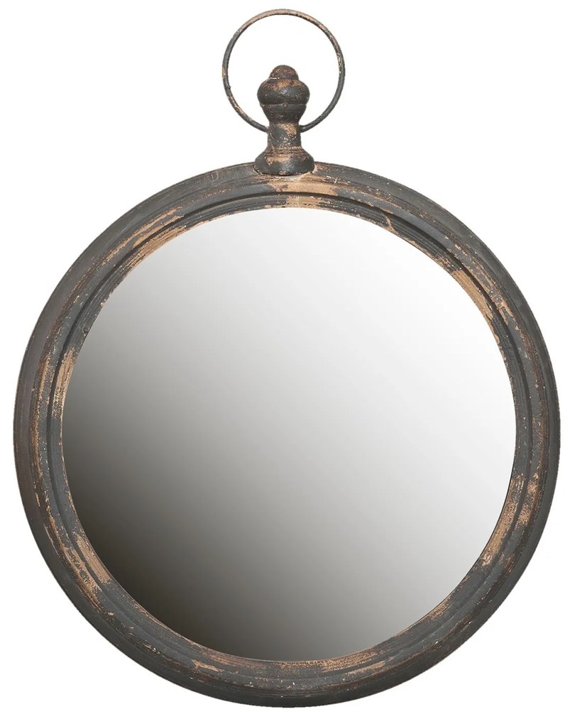 Kulaté retro zrcadlo - 62*6*78 cm Clayre & Eef