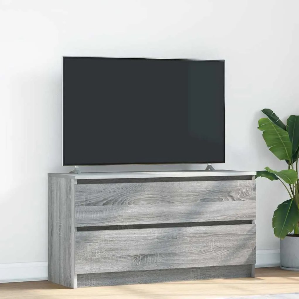 TV skříňka šedá sonoma 100x35x54 cm kompozitní dřevo