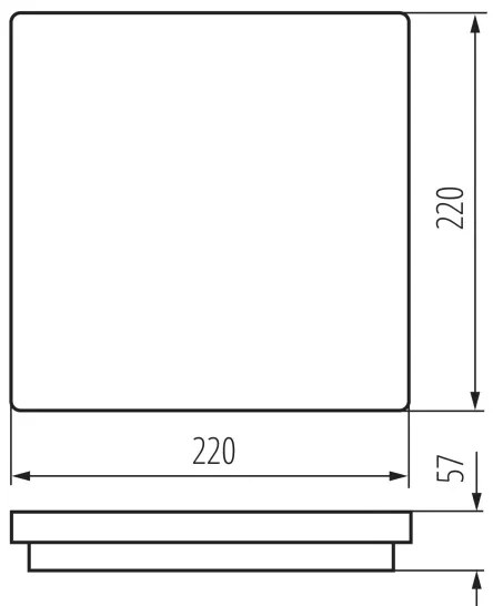 Kanlux 38788 - LED Venk. sv. se senz. BENO 12/18W/230V 3000/3500/4000K IP65 ant.