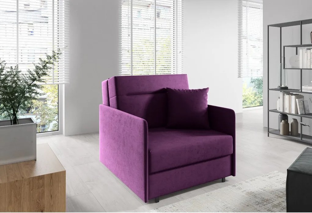 Eka Pohovka AMERYKANKA 172, 90 cm Barva látky: Béžová (Kronos 35)