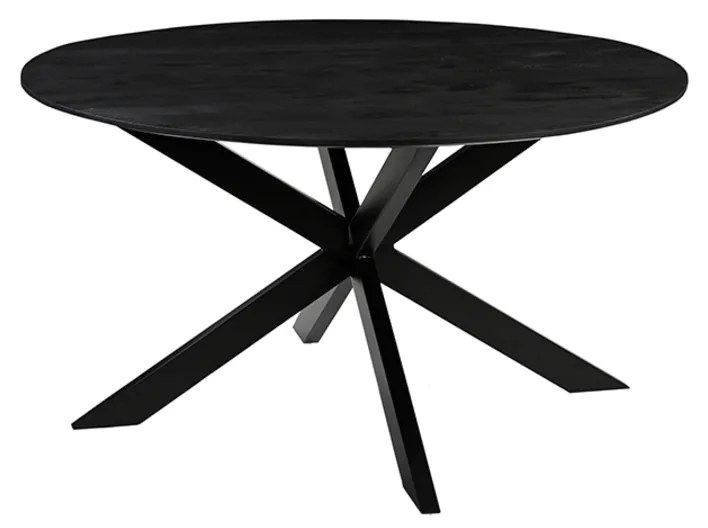 LABEL51 Jídelní stůl OTIS černý ⌀140 cm