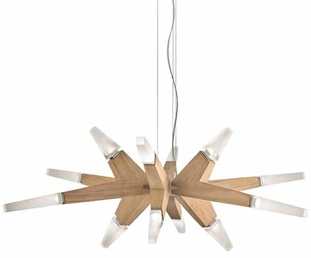 Flashwood - LED závěsné světlo, bukové dřevo 90 cm