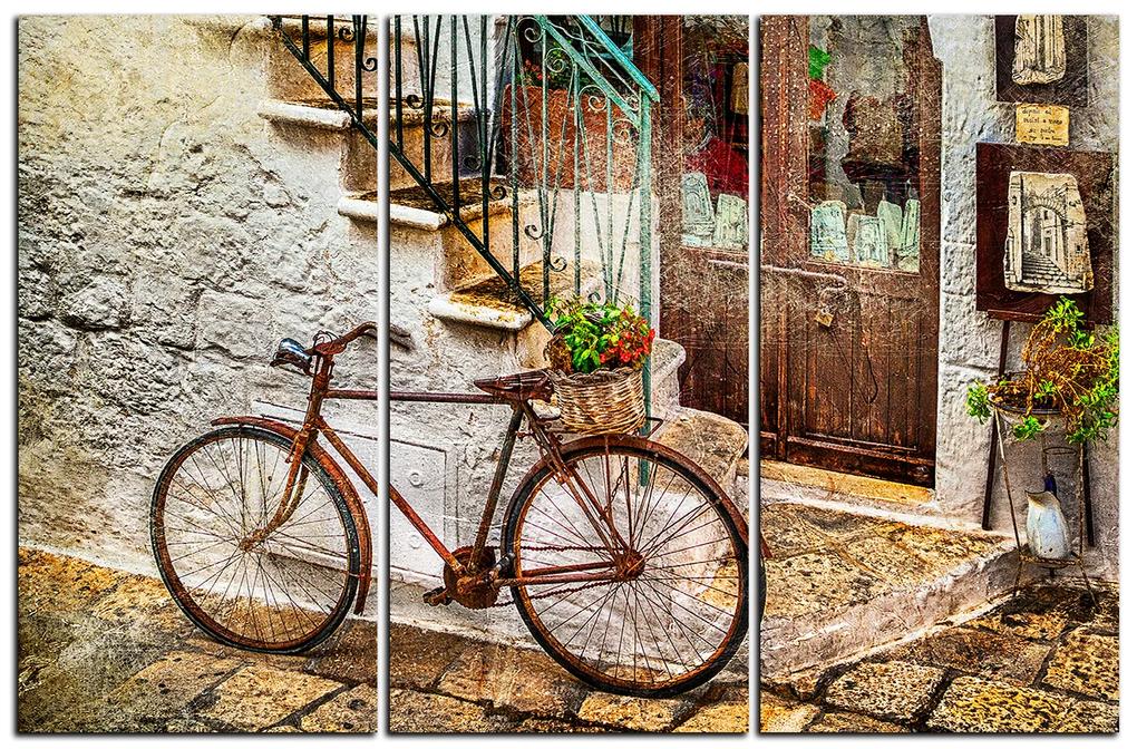 Obraz na plátně - Stará ulice v Itálii 1153B (135x90 cm)