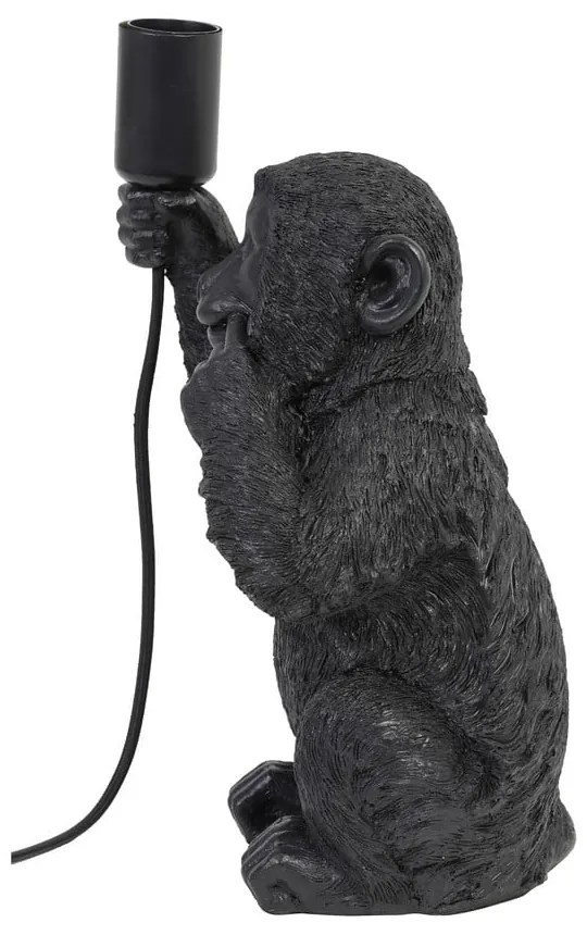 Černá stolní lampa (výška 34 cm) Monkey – Light & Living