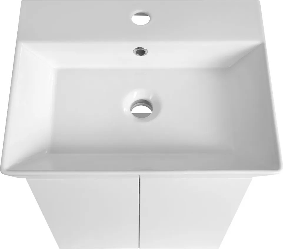 Aqualine Aqualine, PANEDA umyvadlová skříňka 45x55x34,2cm, bílá, PN245