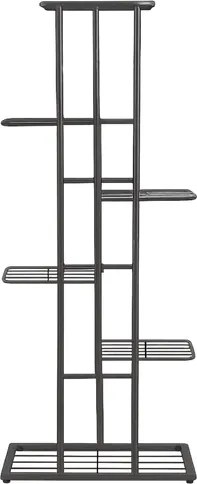 Stojan na květiny Ruhhy - 106 cm - 6 polic - černý