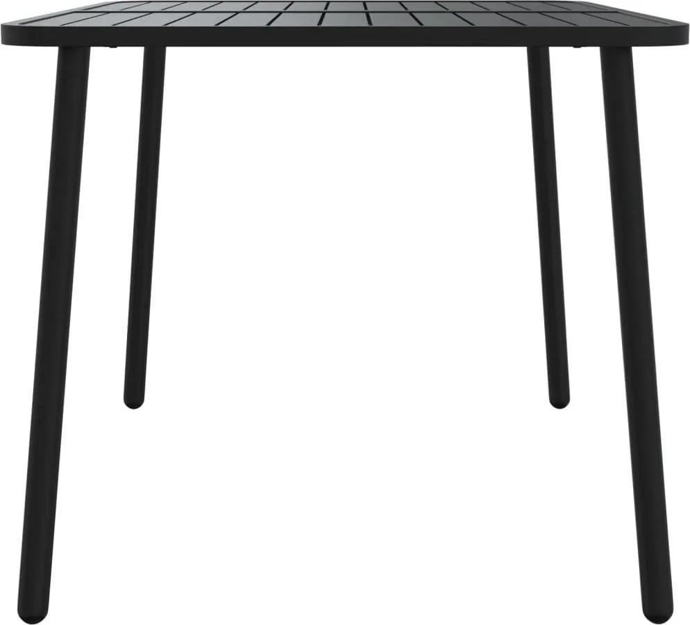 vidaXL Zahradní stolek antracitový 110 x 80 x 71 cm ocel [362739]