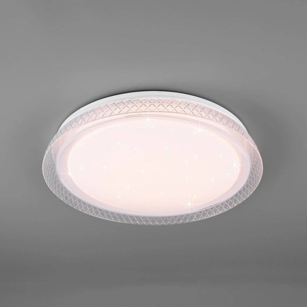 LED stropní světlo Heracles, tunable white, Ø 38cm