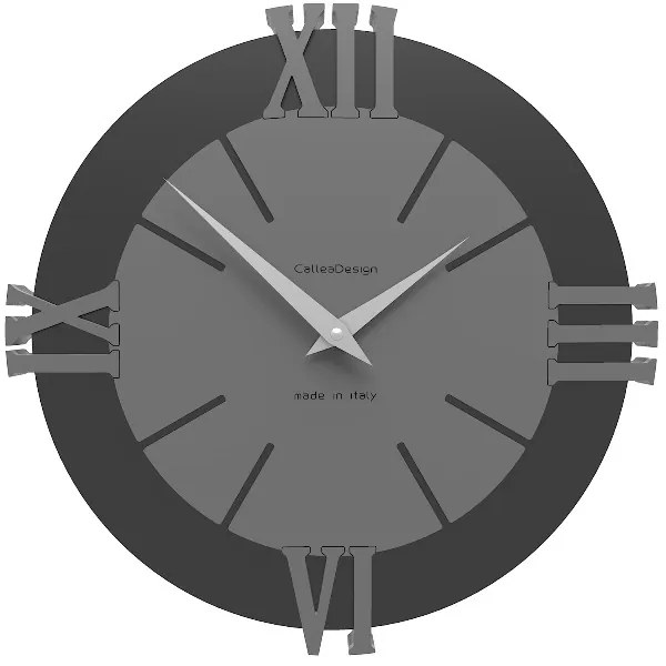 Designové hodiny 10-006 CalleaDesign 32cm (více barev) Barva stříbrná-2 - RAL9006