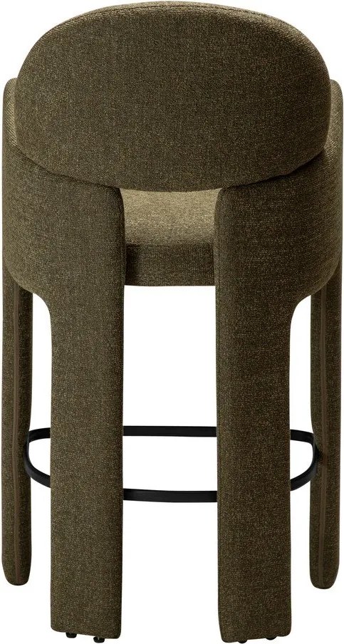 Khaki barová židle (výška sedáku 68,5 cm) Aole – DAN-FORM Denmark