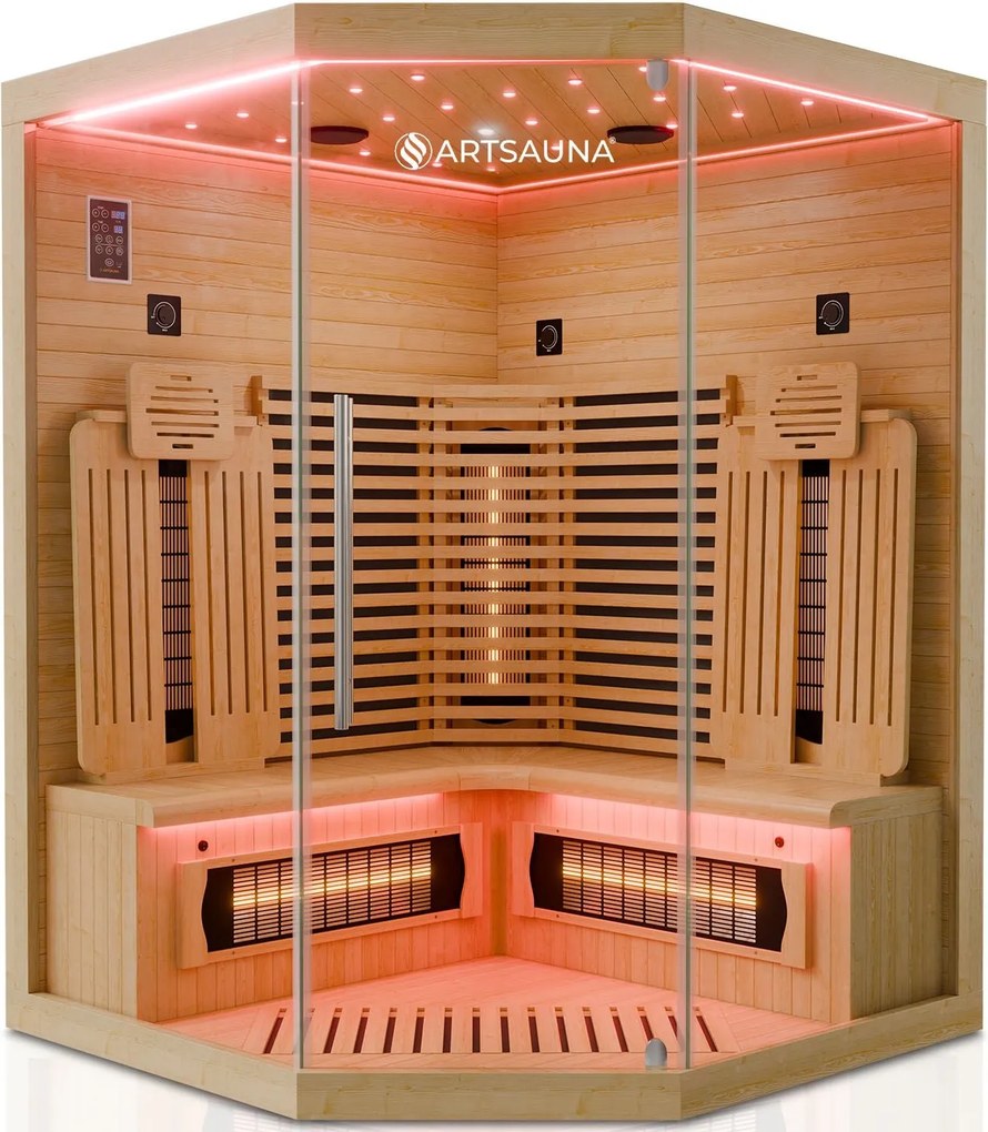 Artsauna Infrasauna Malmö 140, přírodní
