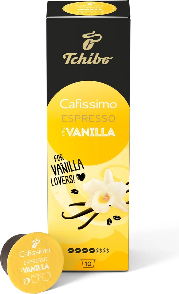 Cafissimo Flavoured Espresso – Vanilla – 10 kapslí - Intenzita: 4/6