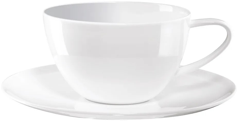 Hrníček na kávu s podšálkem 0,35 l A TABLE ASA Selection - bílý
