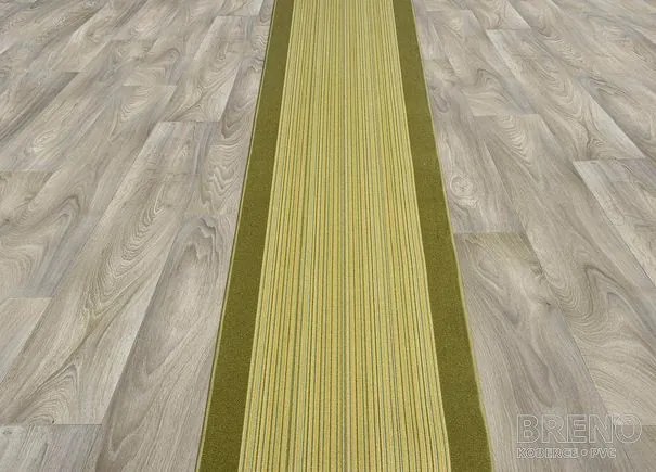 Breno Běhoun CARNABY 21 zelený, šíře 80 cm, Zelená/Vícebarevné