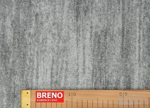 Breno Metrážový koberec TROPICAL 90 šedý, šíře 400 cm