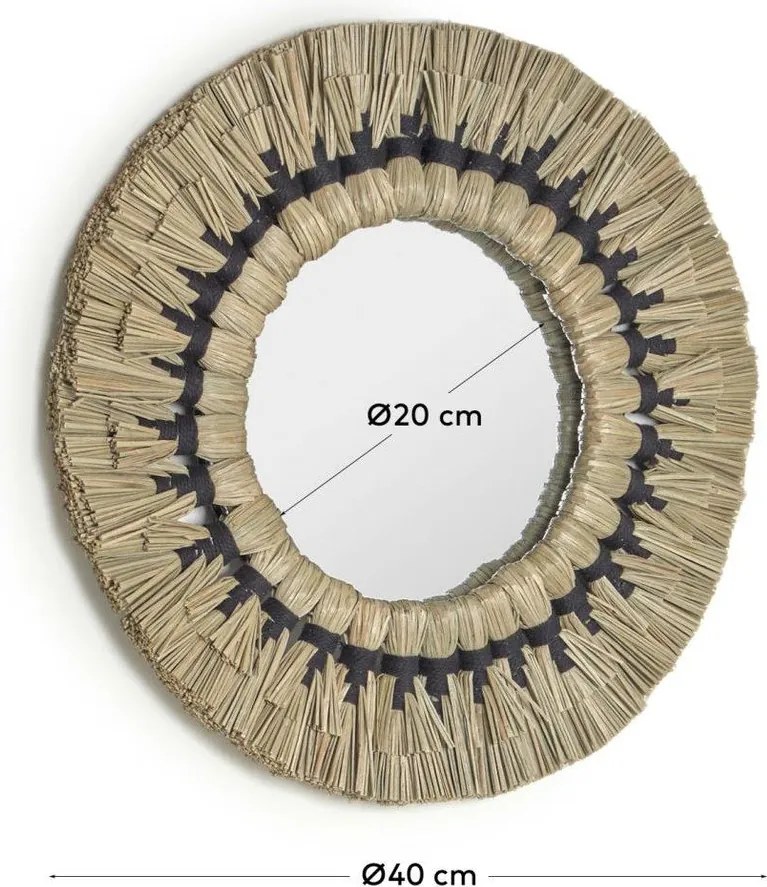 Nástěnné zrcadlo ø 40 cm Akila – Kave Home