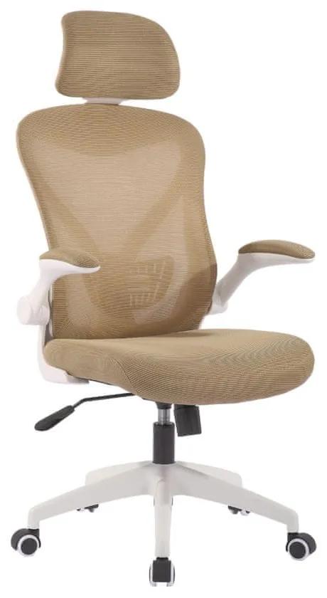 Dalenor Kancelářská židle Jolly White HB, textil, béžová