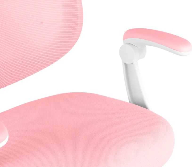 Dětská rostoucí židle Neoseat JUNI 022 — látka, pratelný potah, růžová