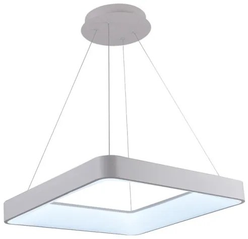LED Stmívatelný lustr na lanku LED/55W/230V 3000-6500K bílá + dálkové ovládání