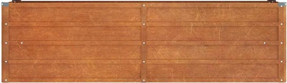 Zahradní vyvýšený záhon rezavý 160 x 40 x 45 cm cortenová ocel 151952