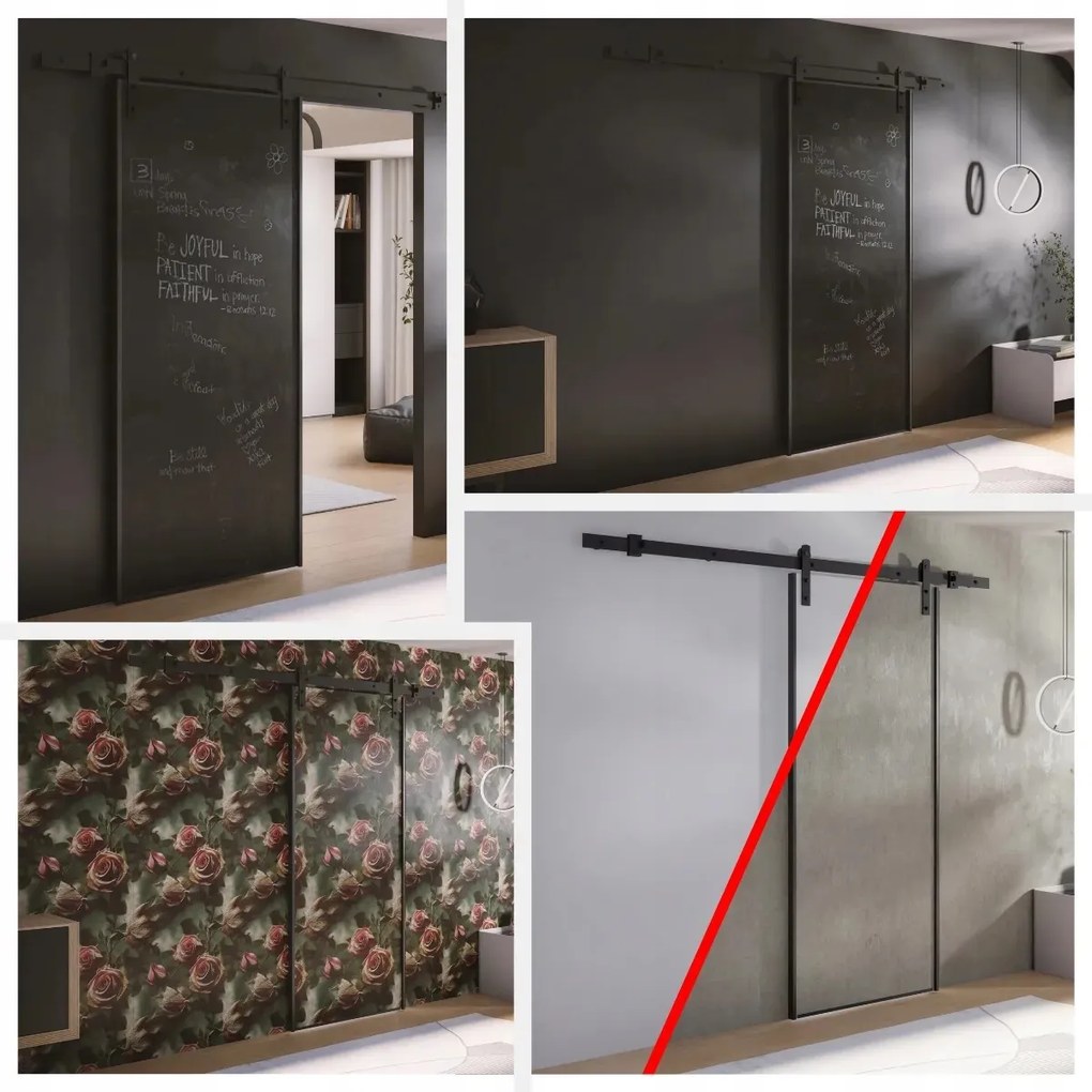 Posuvné dveře k malování / tapetování PAINTER LOFT 100