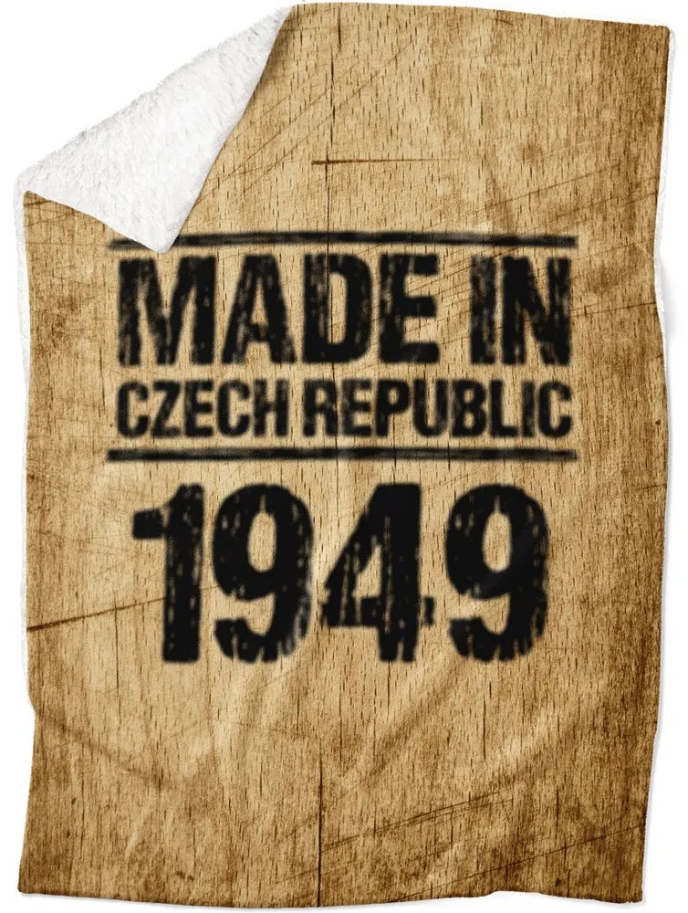 Deka Made In (rok: 1949, Podšití beránkem: ANO)