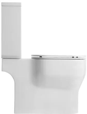 Volně stojící kapotované wc kombi GLAZE - Bez WC desky, Klasické WC HOPA