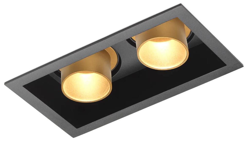 WEVER & DUCRÉ SNEAK TRIM 2.0 LED Barva: Černá + Zlatá, Teplota chromatičnosti: 3000 K