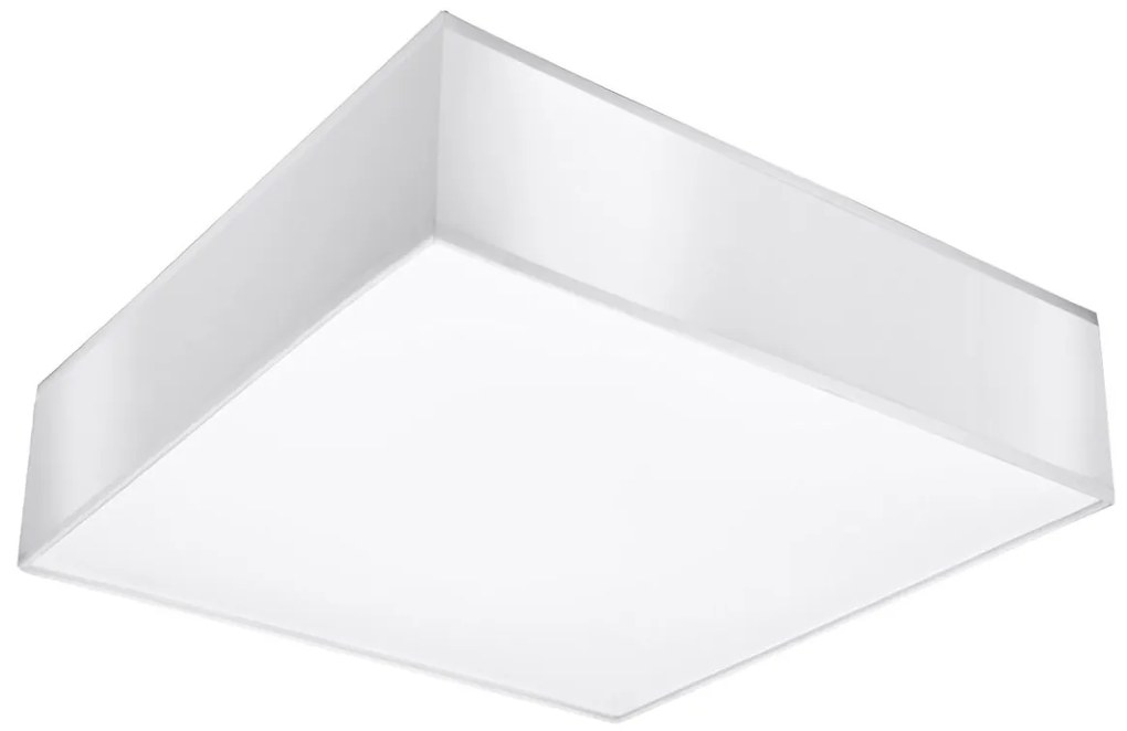 Stropní svítidlo Horus, 1x bílé plastové stínítko, (bílý plast), (35 cm)