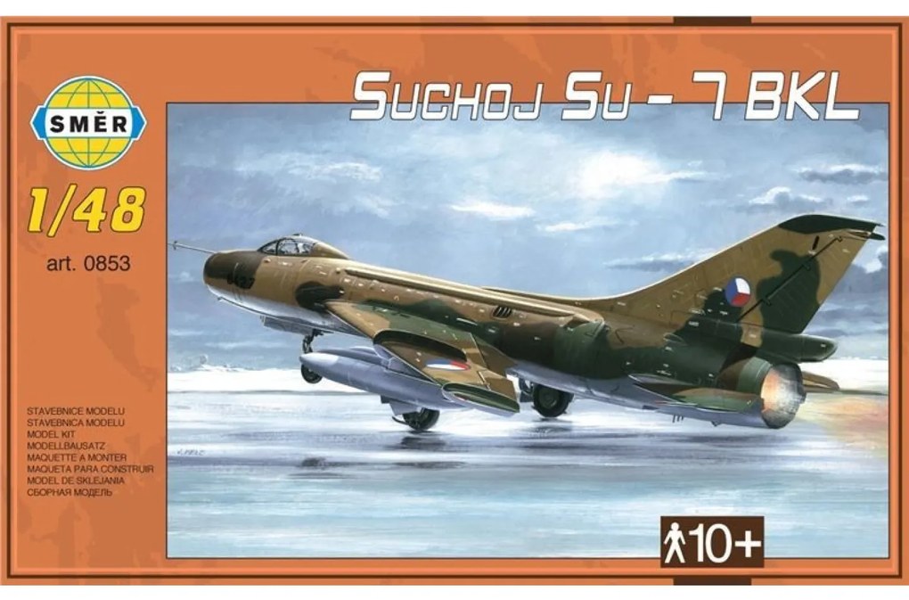 Plastikový model směr model kit 0853 letadlo – suchoj su-7 bkl