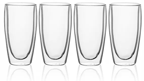 Lunasol - Pohár BASIC Glas Double Wall 330 ml - set 4 ks (321230)