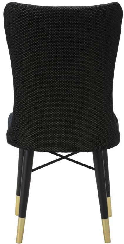 Mauro Ferretti Set 2ks černých jídelních židlí Mauro Ferreti Mikla, 40x65x99 cm