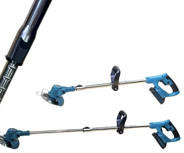 Kombinovaný Aku křovinořez M837 + 2x baterie + čepele + nože + kotouč
