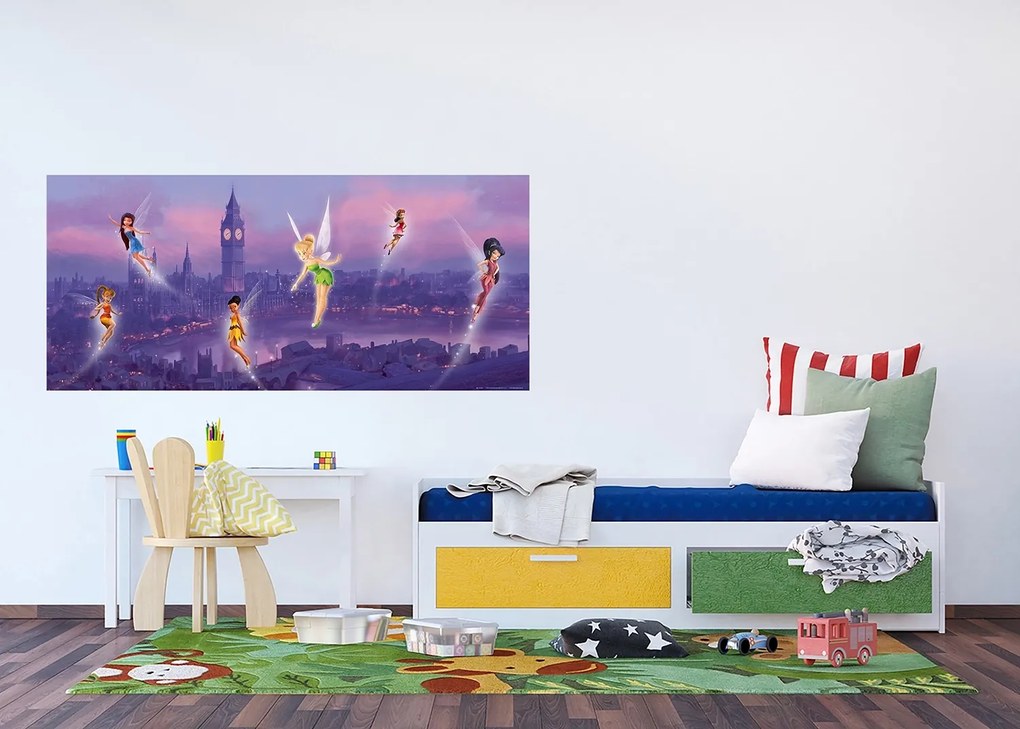 Dětská vliesová fototapeta na zed' Víly v noci, Disney | 202 x 90 cm | DFTDNH 5306