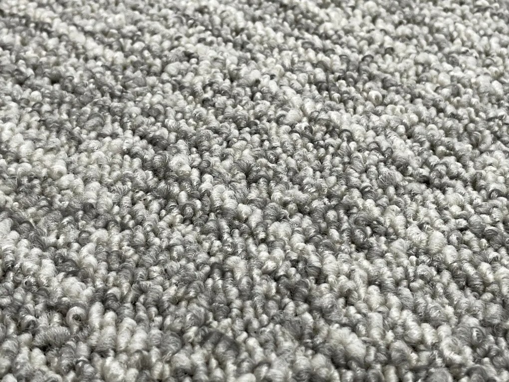 Vopi, Kusový koberec Alassio šedý čtverec, 180x180, šedá, kuchyně