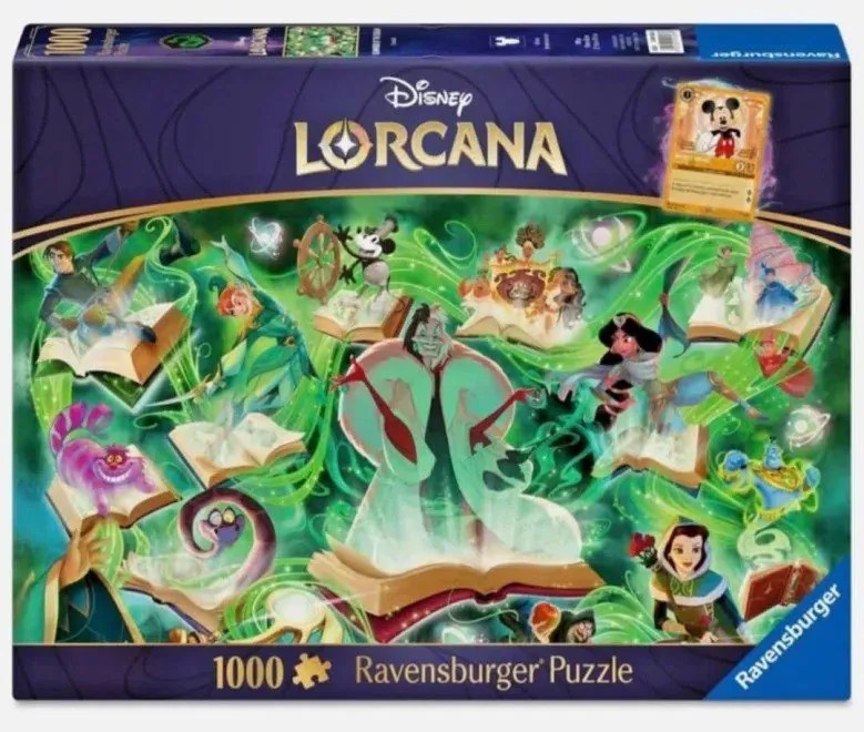 Ravensburger 120016236 disney lorcana - glimmers of the realm: smaragd