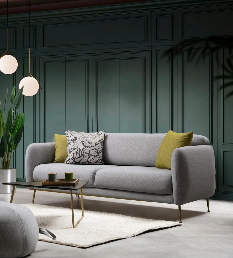 Hanah Home Třímístná pohovka SEVILLA šedá 560ARE1311