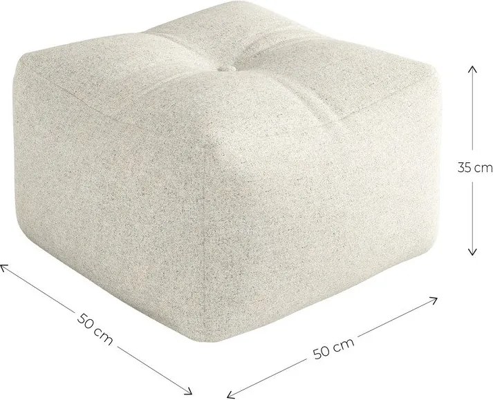 Hnědý taburet Buddy – Karup