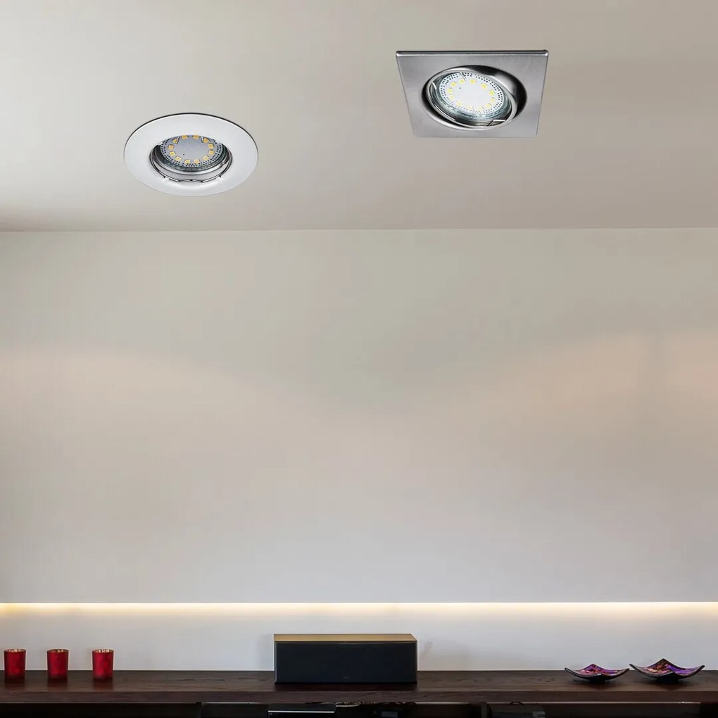 Rabalux LED zápustné bodové svítidlo Lite 3x3W | 720lm | 3000K | IP40 - set 3 svítidel, kruhové