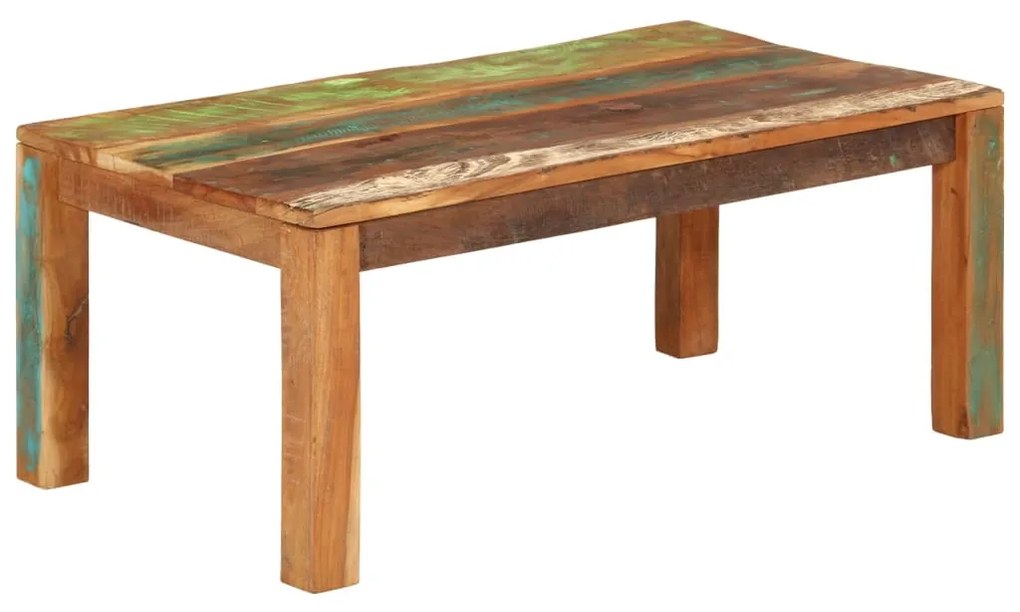 Konferenční stolek 100 x 55 x 40 cm masivní recyklované dřevo - Default Title