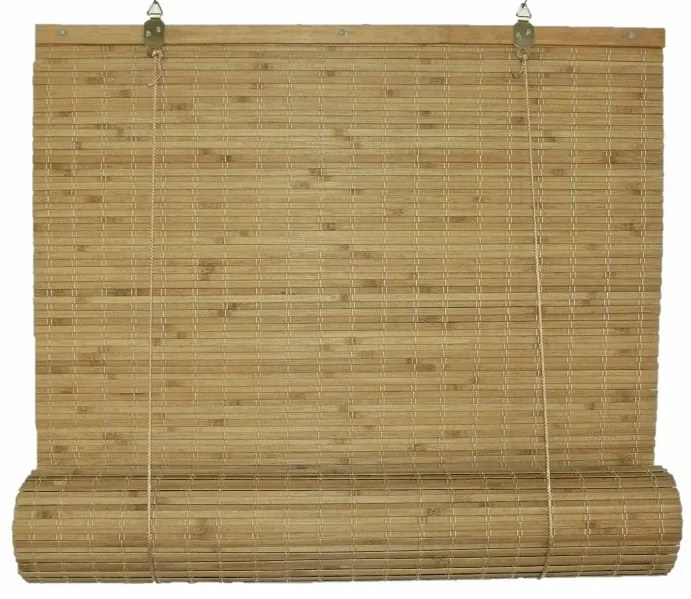 Košíkárna Bambusová roleta 80x180 cm ořech-světle hnědá