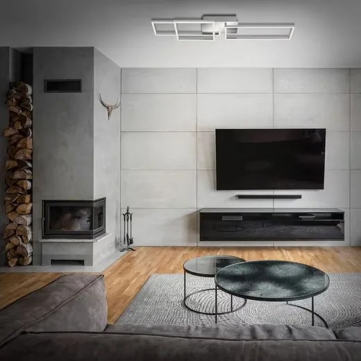 LED Stropní svítidlo LED/42W/230V 3000K matný chrom