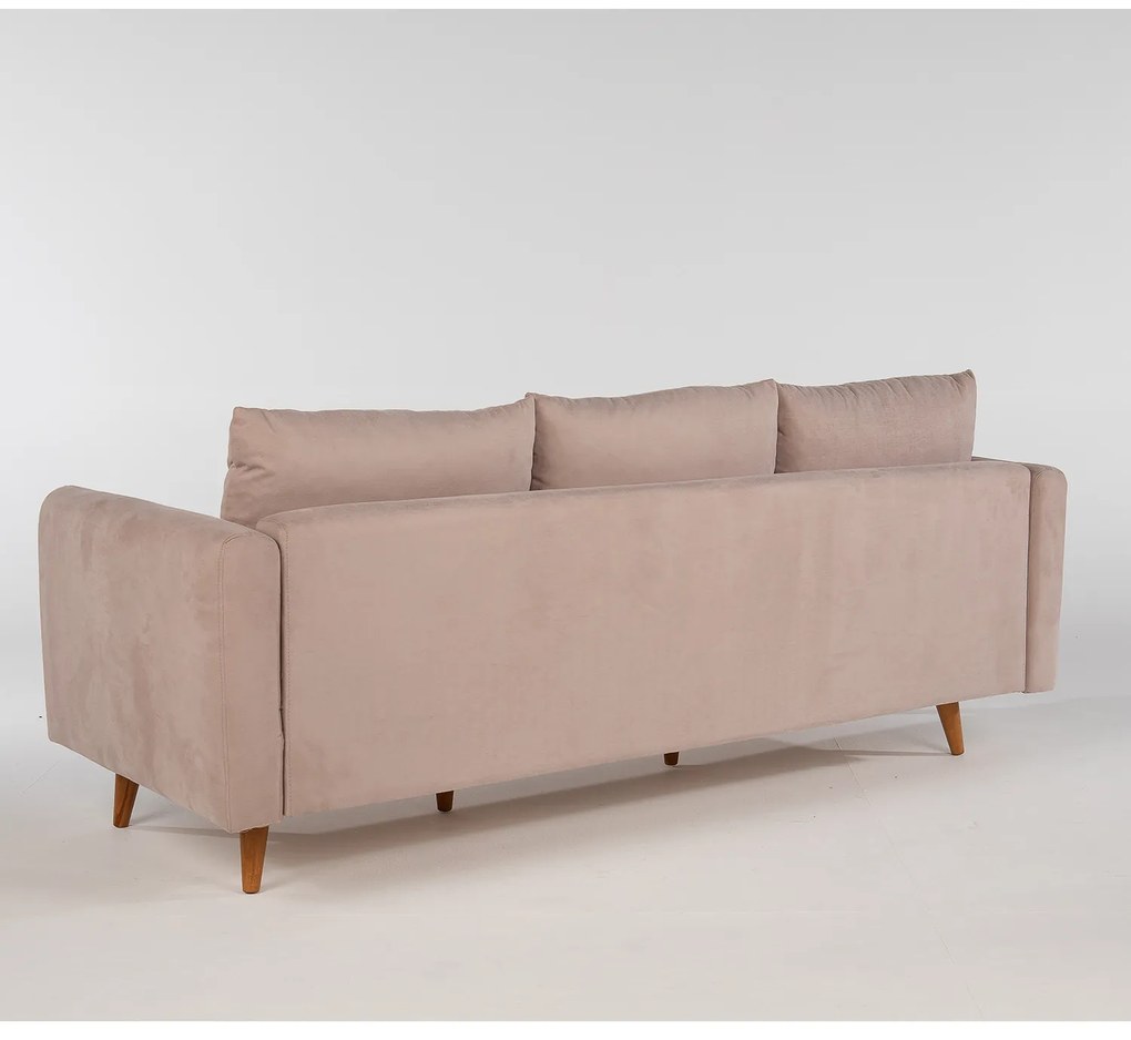 Hanah Home Pohovka SOFIA světle hnědá 215 cm