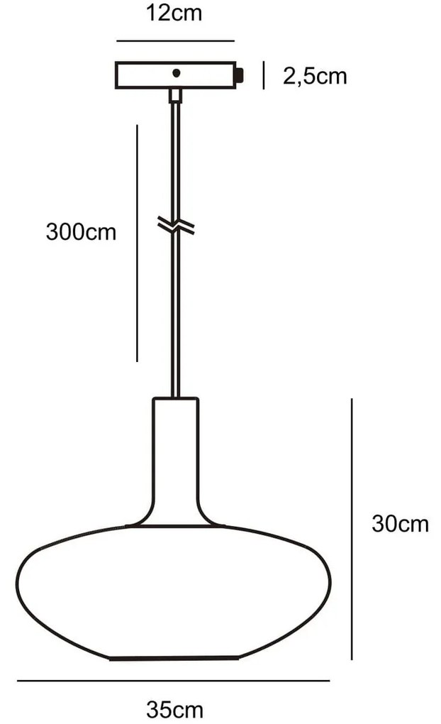 Závěsné svítidlo Nordlux Alton, opálové sklo Průměr: Ø 35 cm